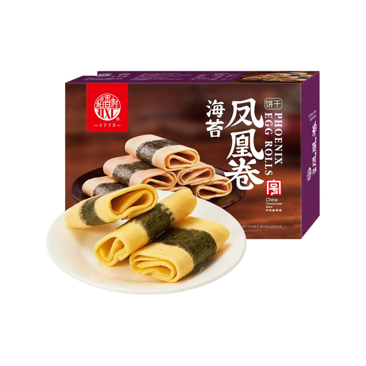 Daoxiangcun Seaweed Phoenix Egg Rolls 110g – Crispy Layered Biscuit Sn ...