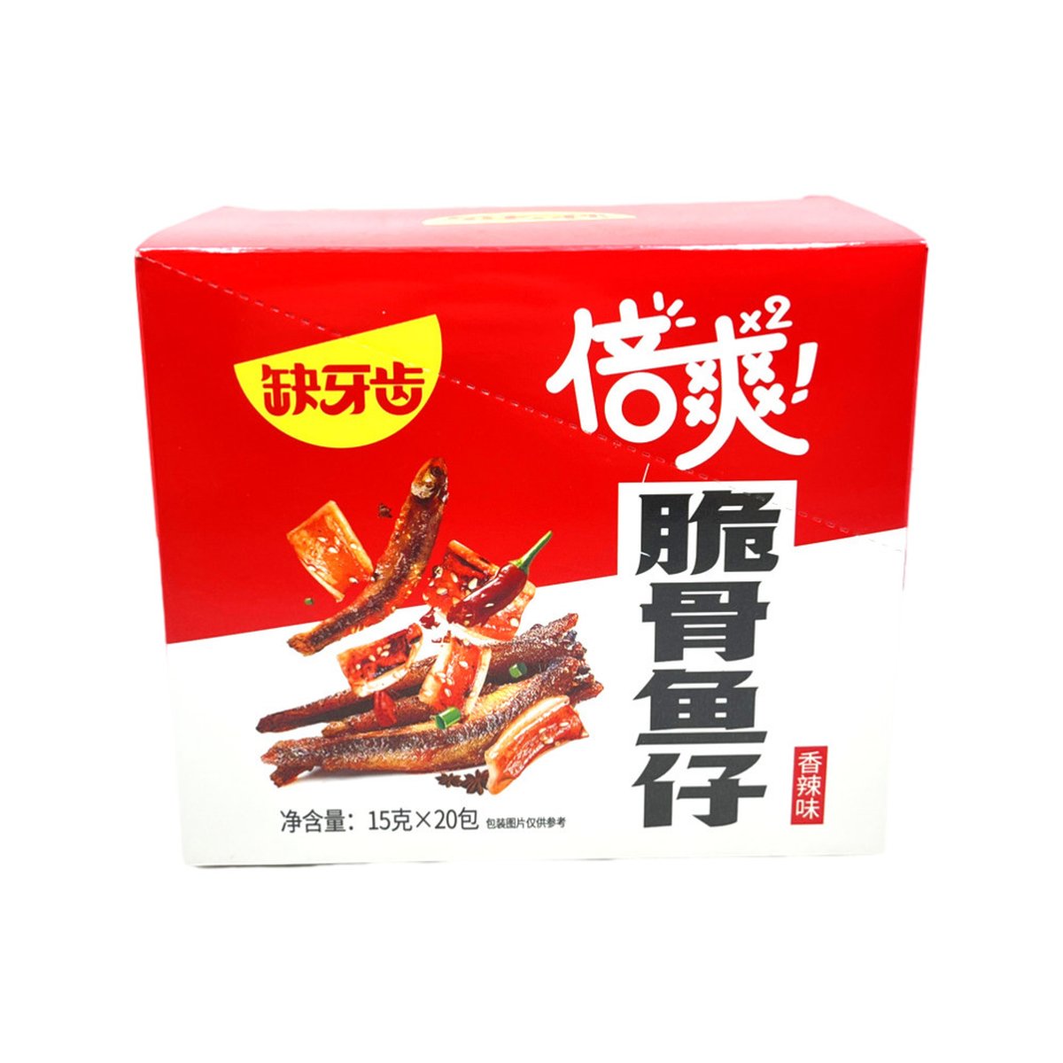 QueYaChi Spicy Crispy Fish Bones Snack - 20 x 15g Packs – Umall ...