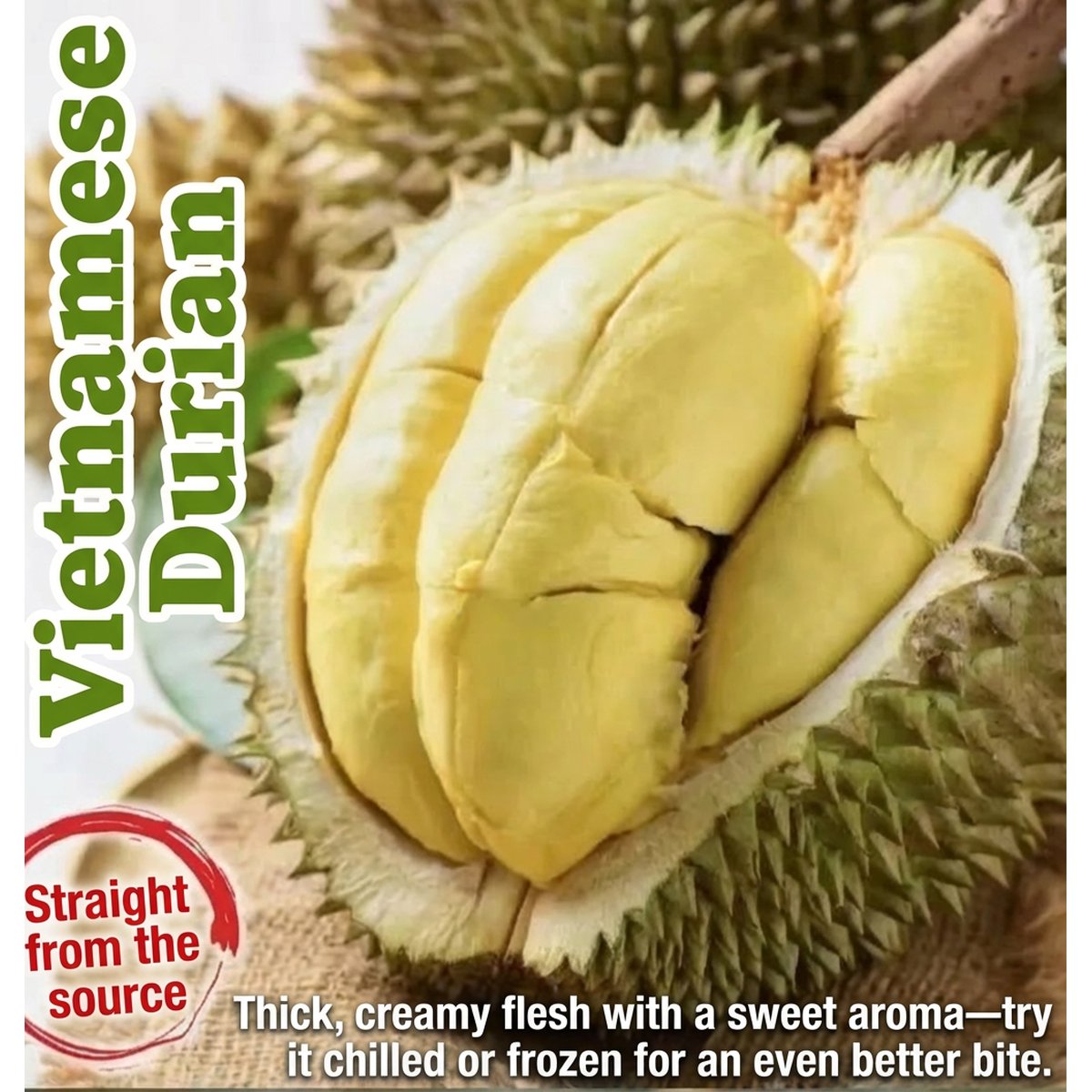 Ri6 Vietnamese Durian - 3kg Each – Umall - Australia's Largest Online ...